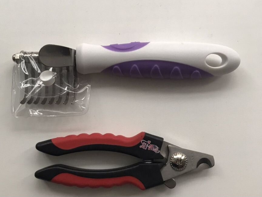 Набор для ухода: колтунорез когтерезка Hello-Pet