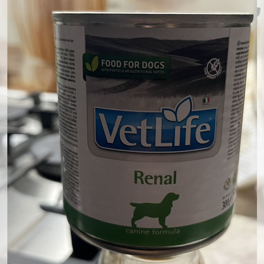 Влажный корм для собак ренал