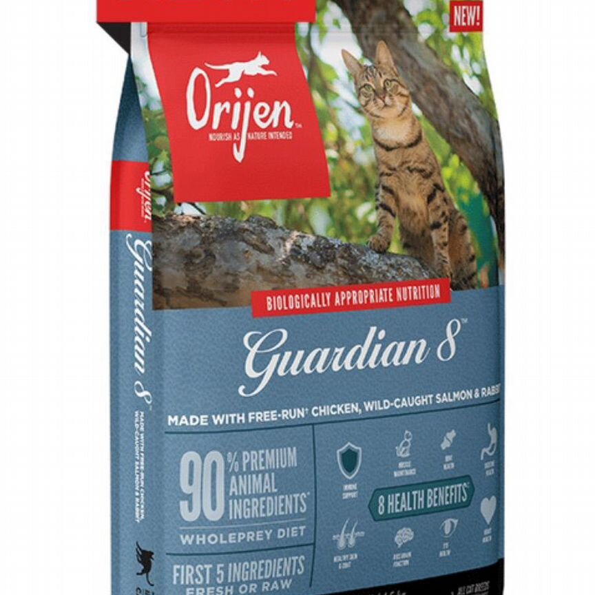 Корм для кошек orijen guardian 8 (Курица), 4,5 кг