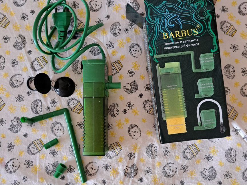 Аквариумный фильтр barbus для объёма 30-70 литров