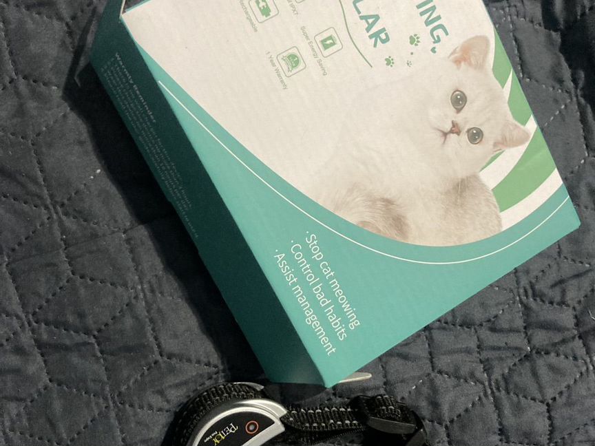 Ошейник для кошки/собаки дрессировка с вибрацией