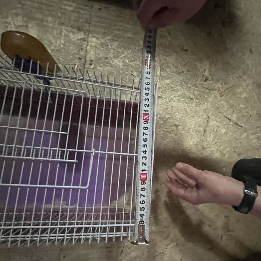 Клетка для грызунов с поилкой с маленькой клеткой