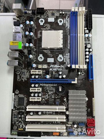 Нерабочая плата ам3 Asrock M3N78D купить в Москве | Электроника | Авито