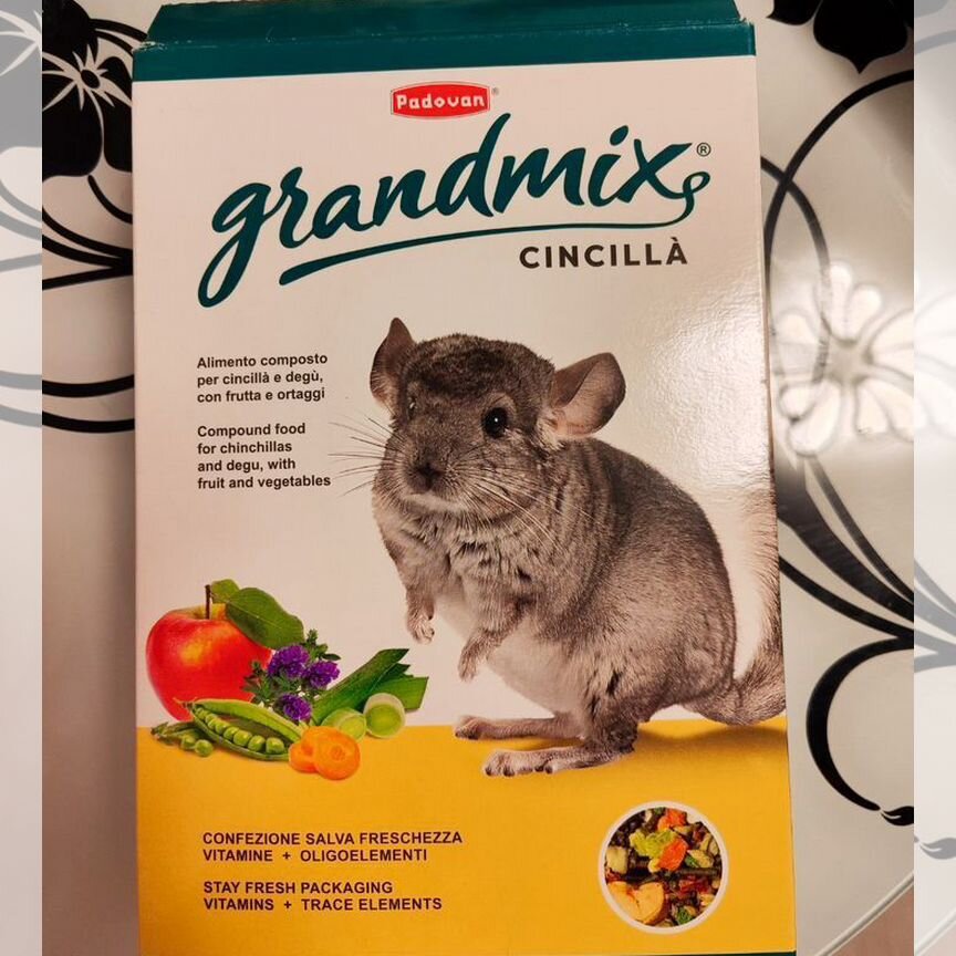 Корм для шиншилл. Grandmix cincilla