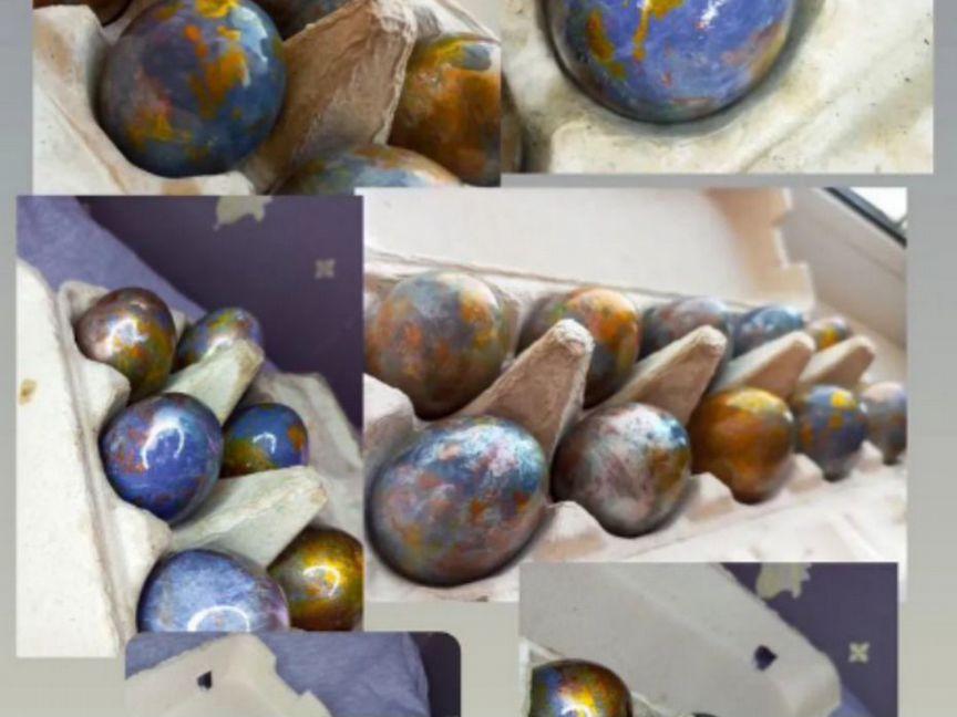 Крашенные яйца на Пасху