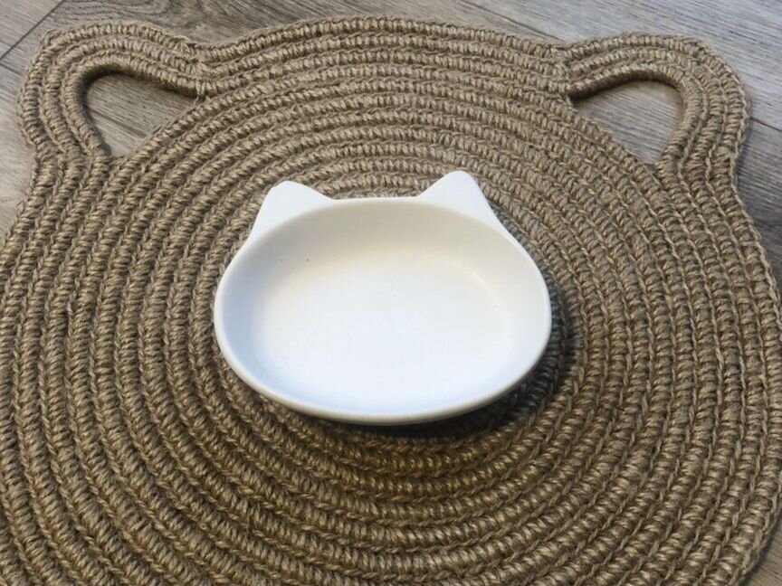 Джутовый коврик, подставка