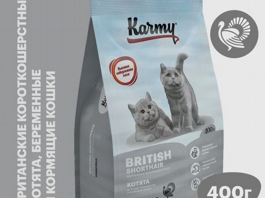 Сухой корм для беременных кошек и котят