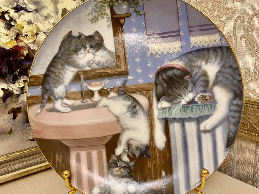 Деревенские котята фарфор Англия