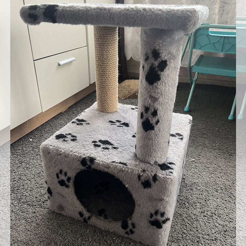 Когтеточка с домиком бу