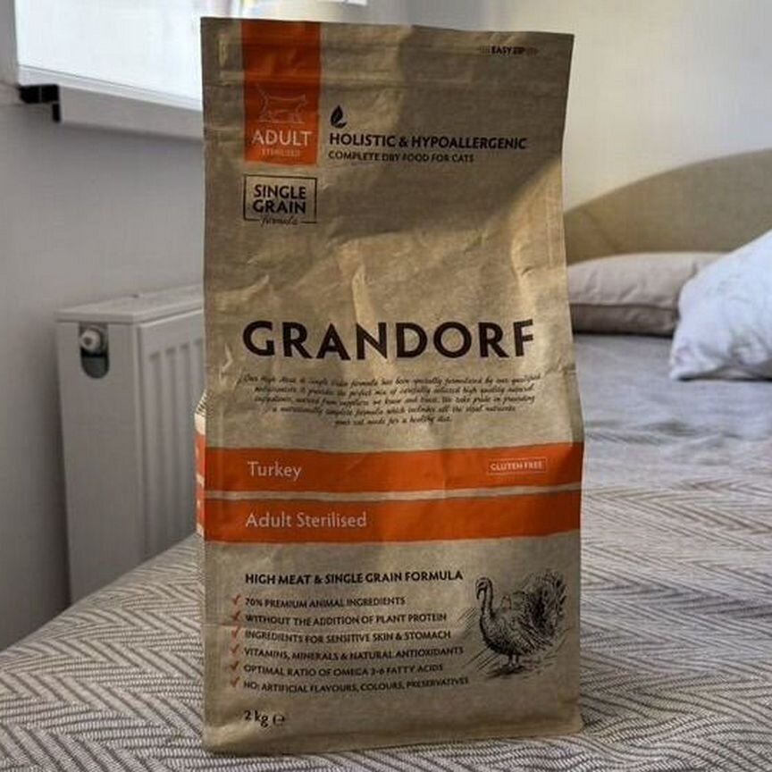 Корм для кошек grandorf 2 кг