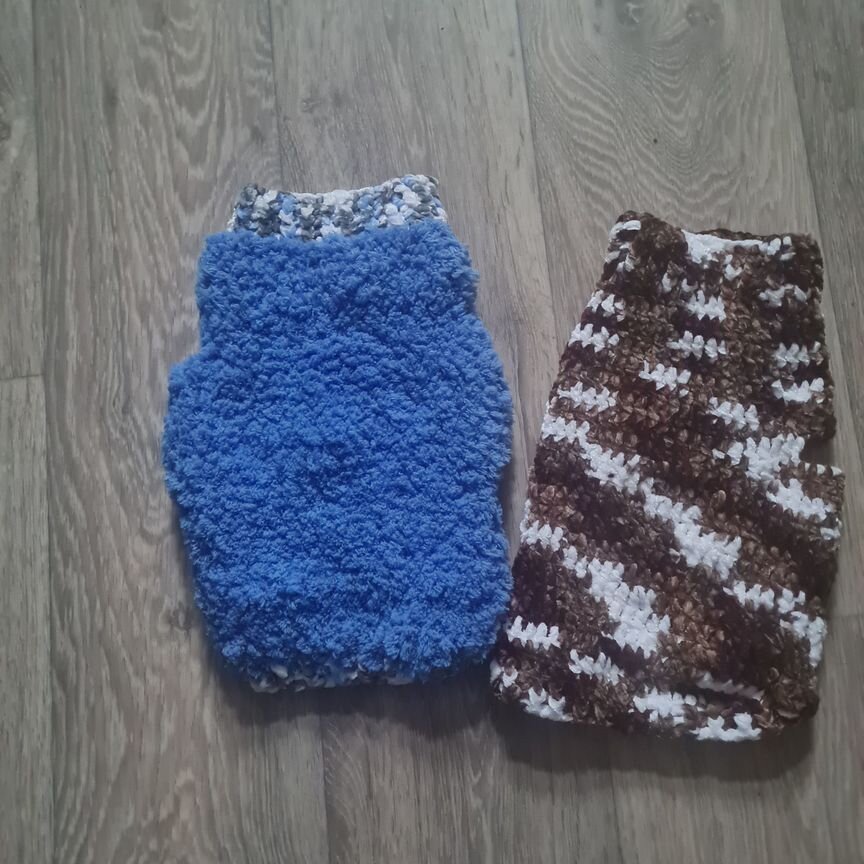 Вязаная кофта для собаки