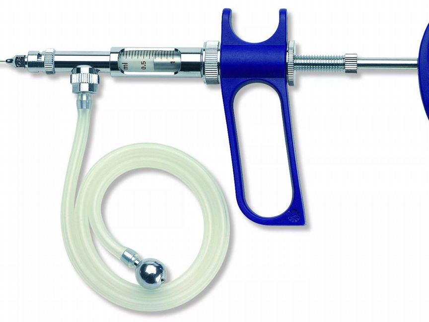 Шприц-вакцинатор Luer-Lock с трубкой 2,0 мл