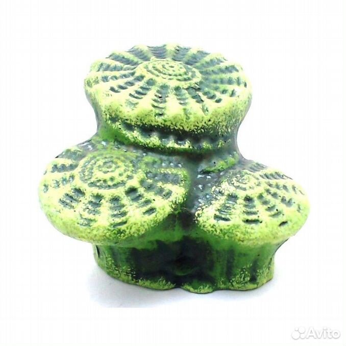 Декор Актиния Зелен. мал. для черепах 14х11х8см К
