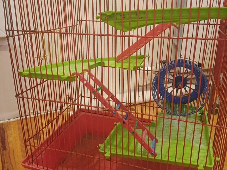 Клетка большая бу для грызунов или попугаев