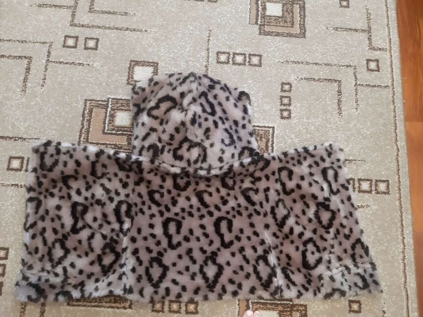 Меховая подстилка-конверт для животных