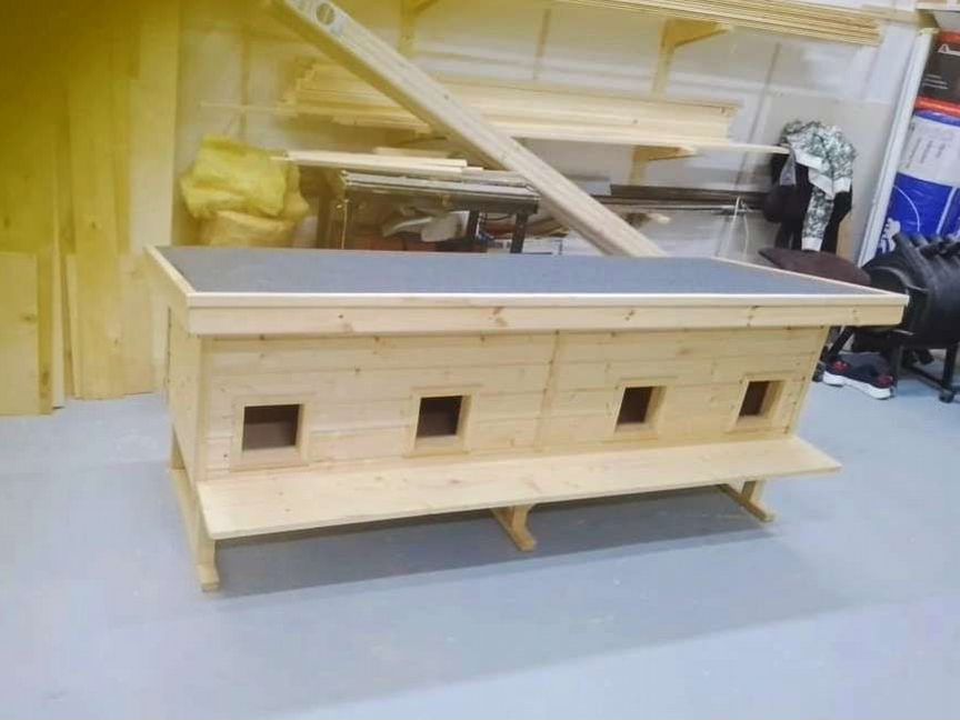 Будка для кошки. Утеплённая