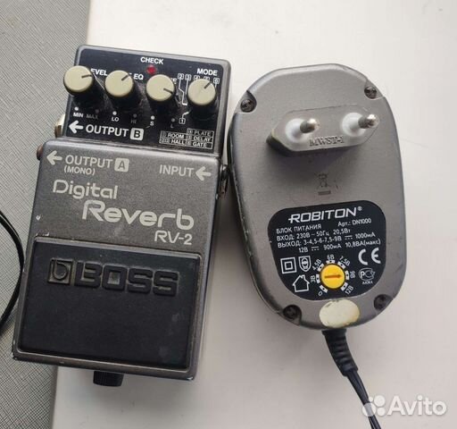 Гитарная педаль boss reverb rv-2 купить в Тельмане | Хобби и отдых | Авито