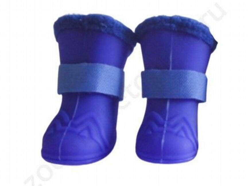 Ботинки для собак силиконовые утепленные (на флисе