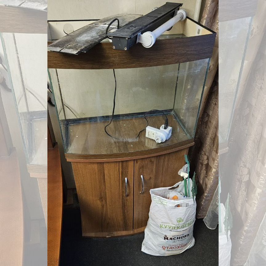 Аквариум с тумбой 180 литров