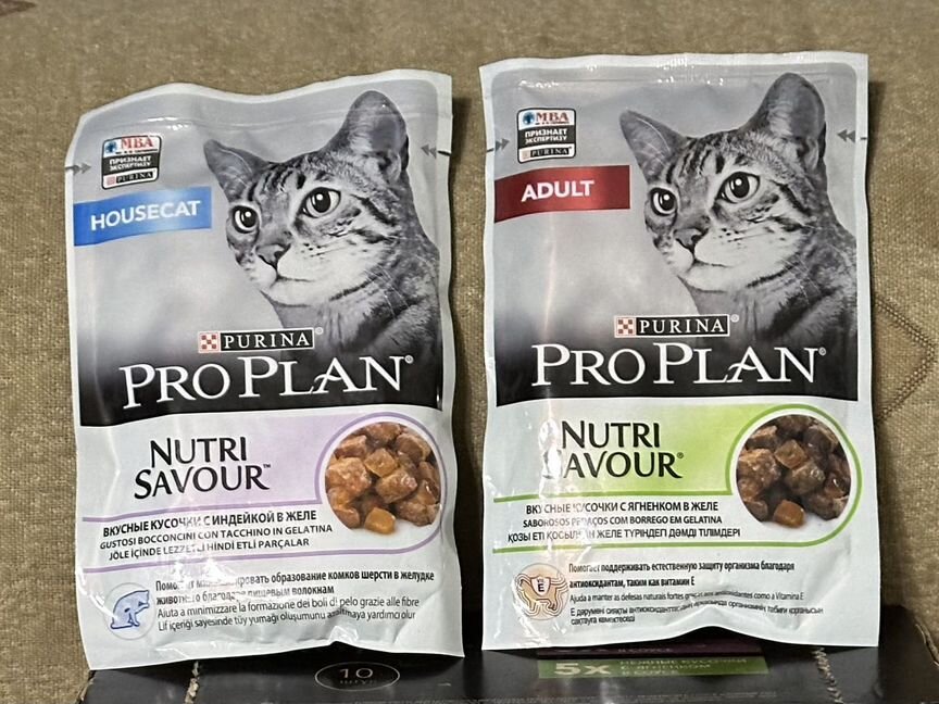 Влажный корм для кошек pro plan nutri sаvоur