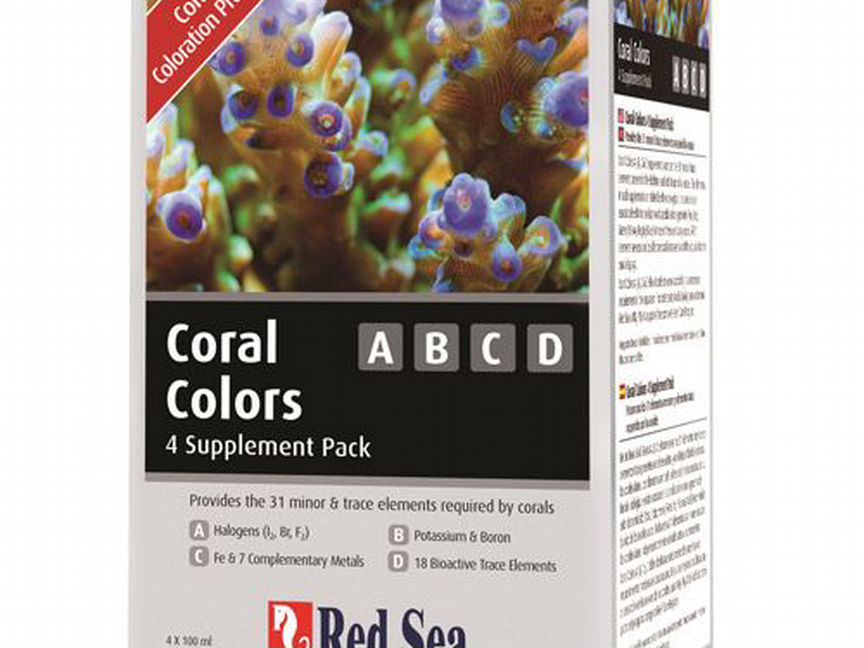 Добавка Red Sea Coral Colors abcd 4x100мл