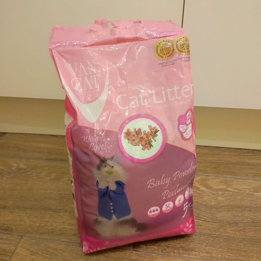 Наполнитель для кошачьего туалета Van Cat