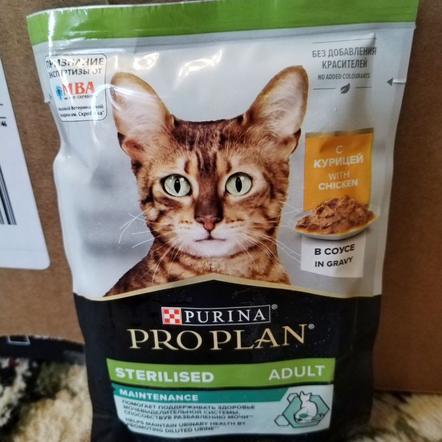 Паучи Purina Pro Plan для стерилизованных кошек