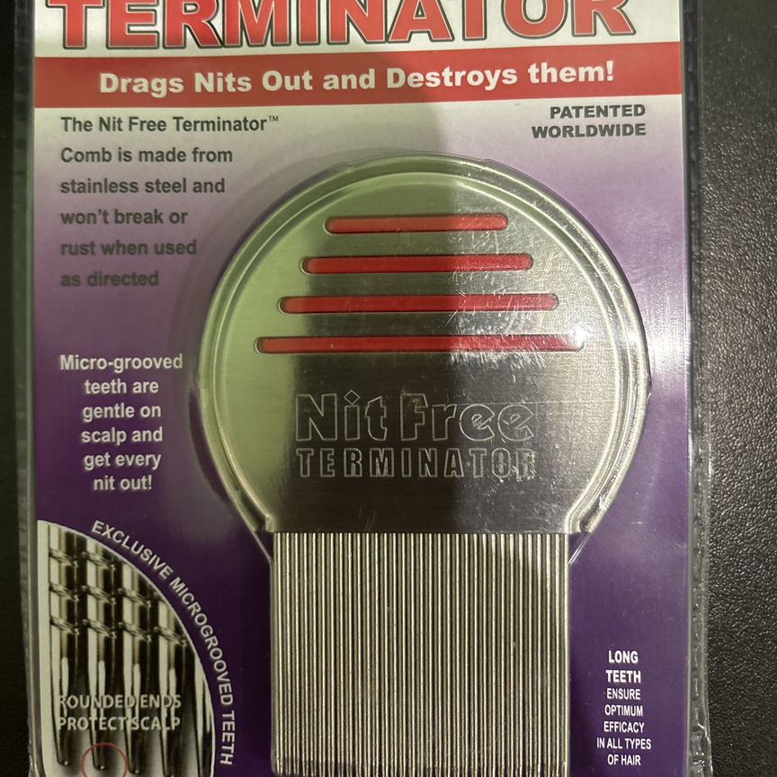 Гребешок от вшей nit free terminator оригинал