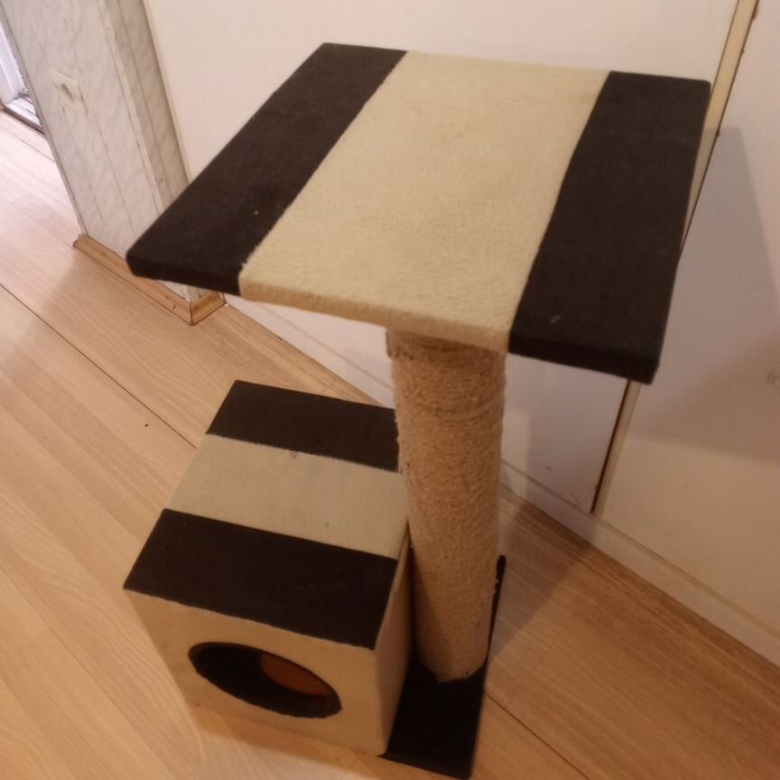 Когтеточка домик для кошки