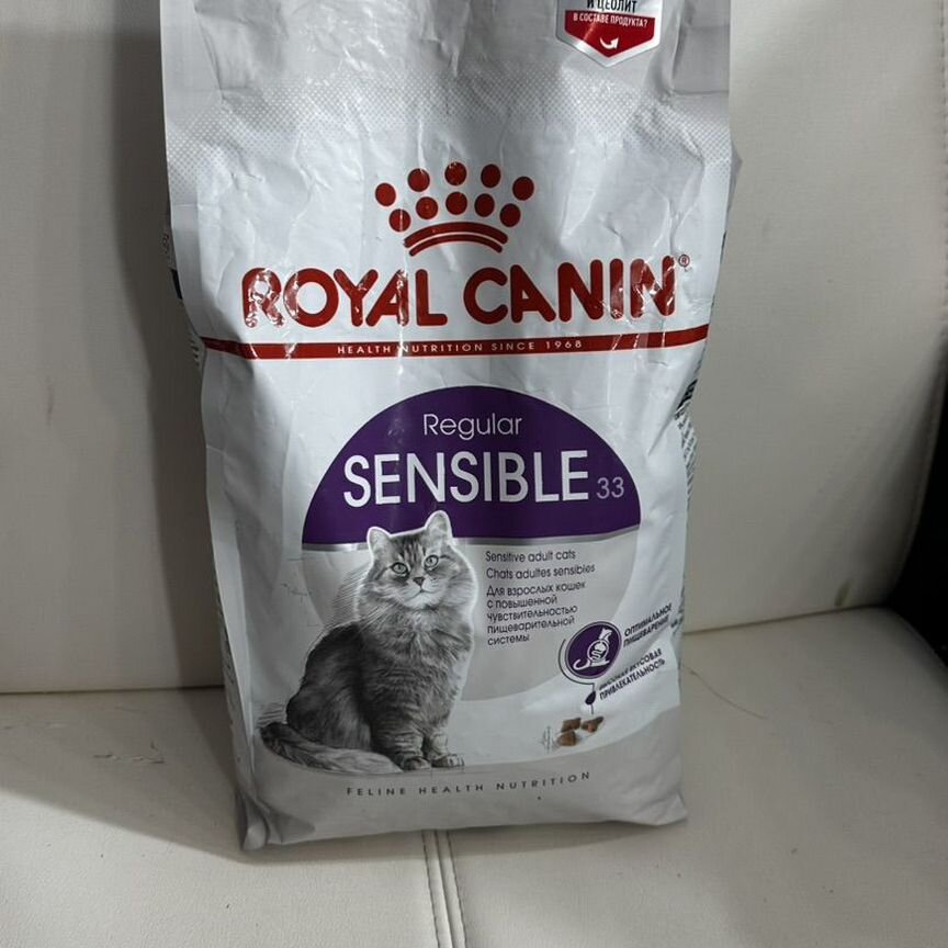 Корм для кошек royal canin sensible 33