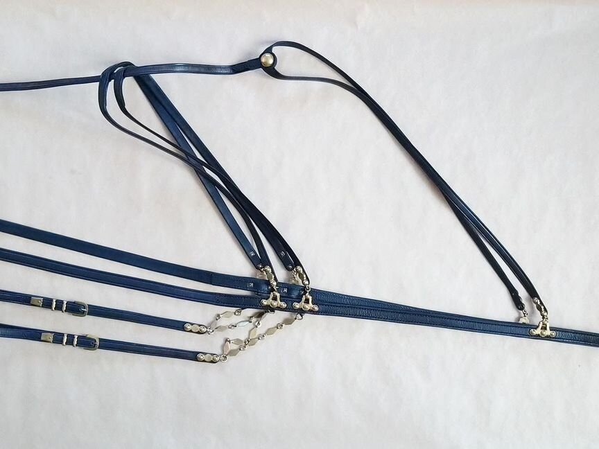 Шлея двухпоясная для лошади