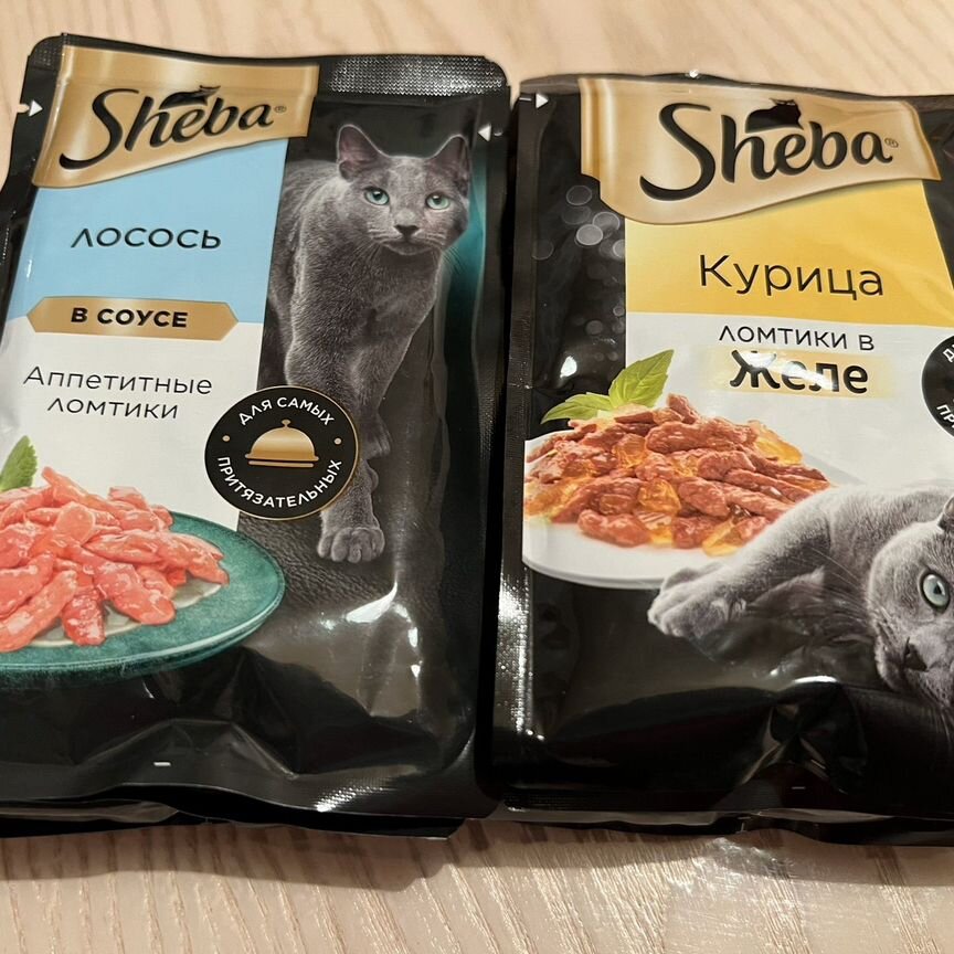 Влажный корм для кошек шеба