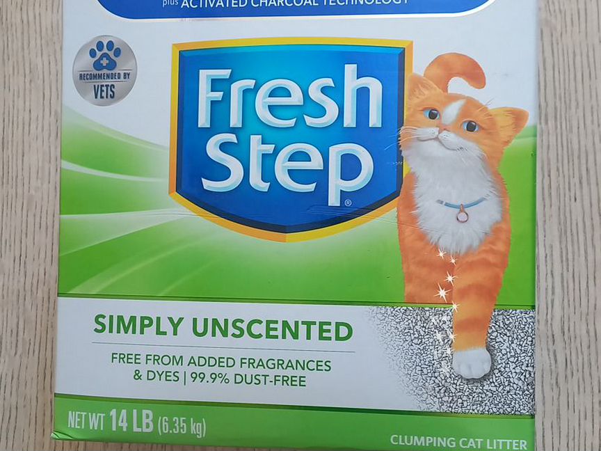 Наполнитель кошачьего туалета fresh step привезти