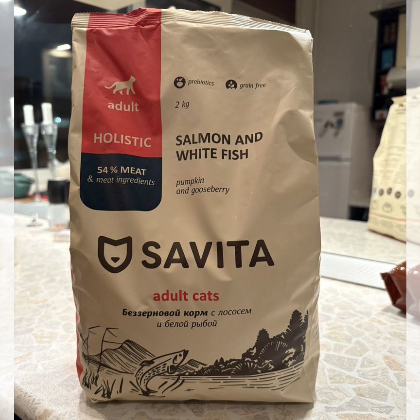 Корм для кошек Savita adult