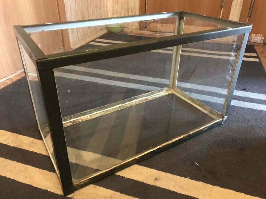 Стеклянный рамочный аквариум для растений