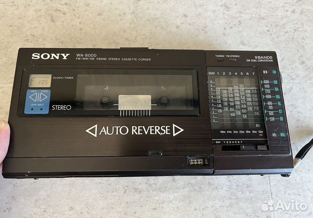 Кассетная радиомагнитола Sony WA-8000 купить в Москве | Электроника | Авито