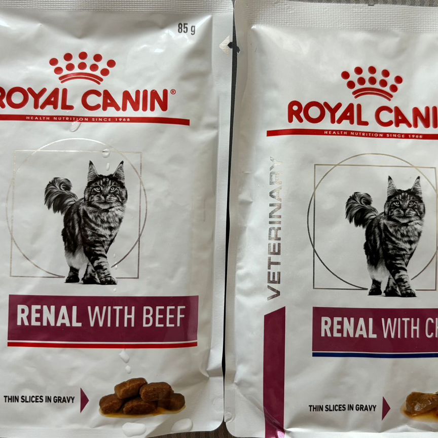 Корм для кошек Royal Canin renal паучи
