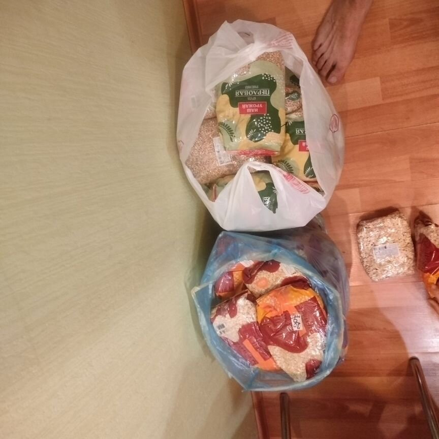 Каша для собак овсяная/перловая