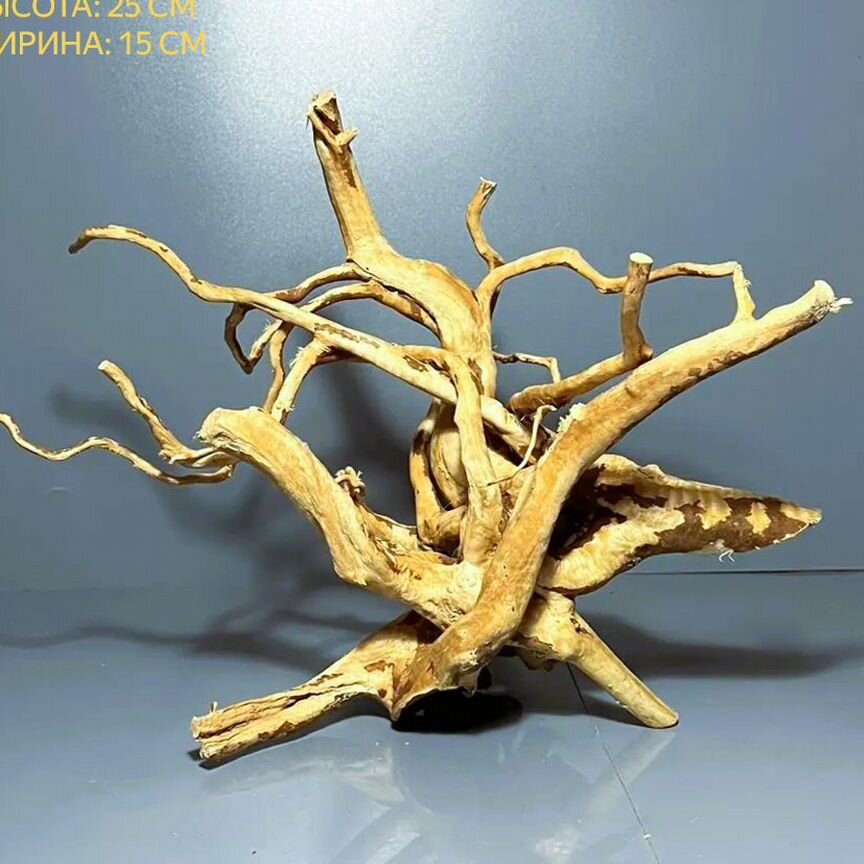 Коряга для аквариума паучий корень 34*15*25 вк31