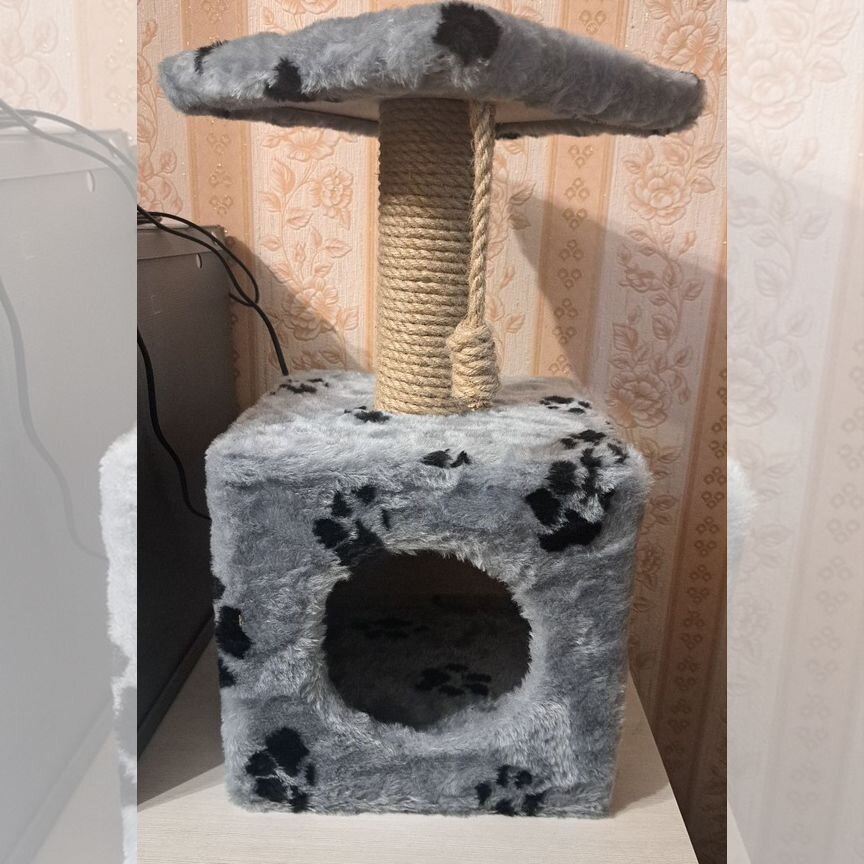 Когтеточка домик для кошки