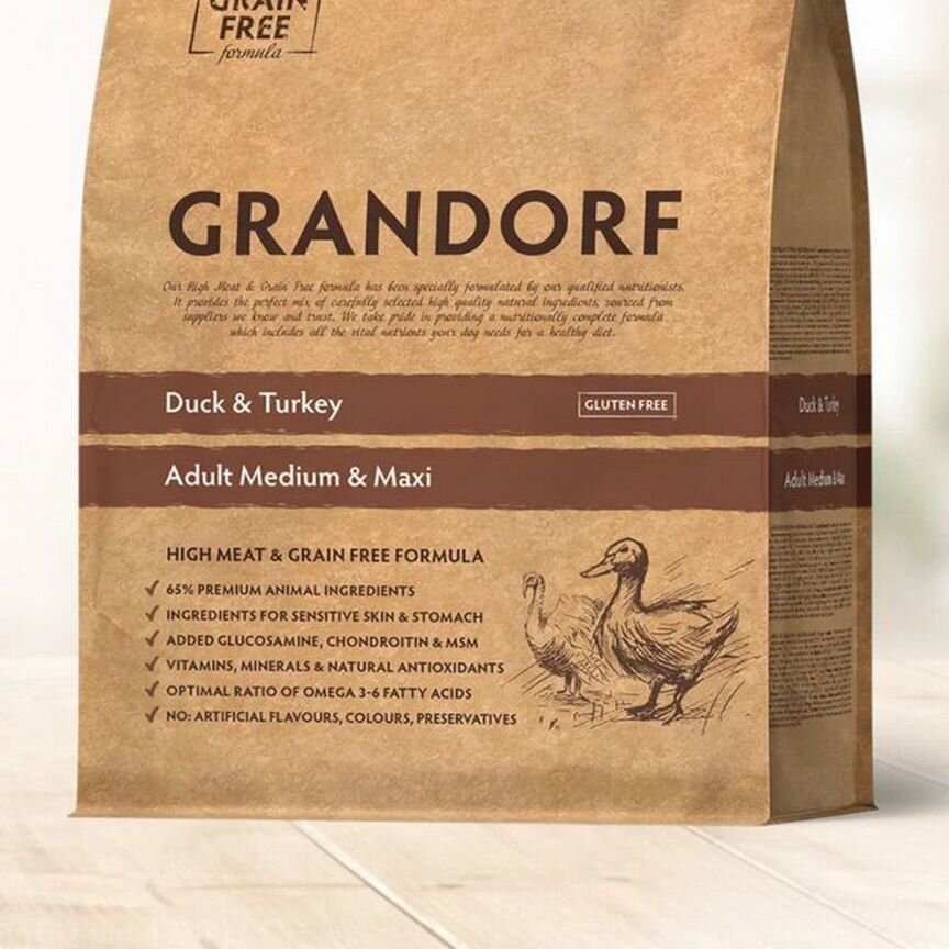 Корм для собак grandorf 5,9 кг