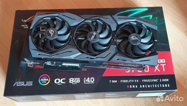 Amd radeon Asus rx 5700xt rog strix gaming купить в Краснодаре ...