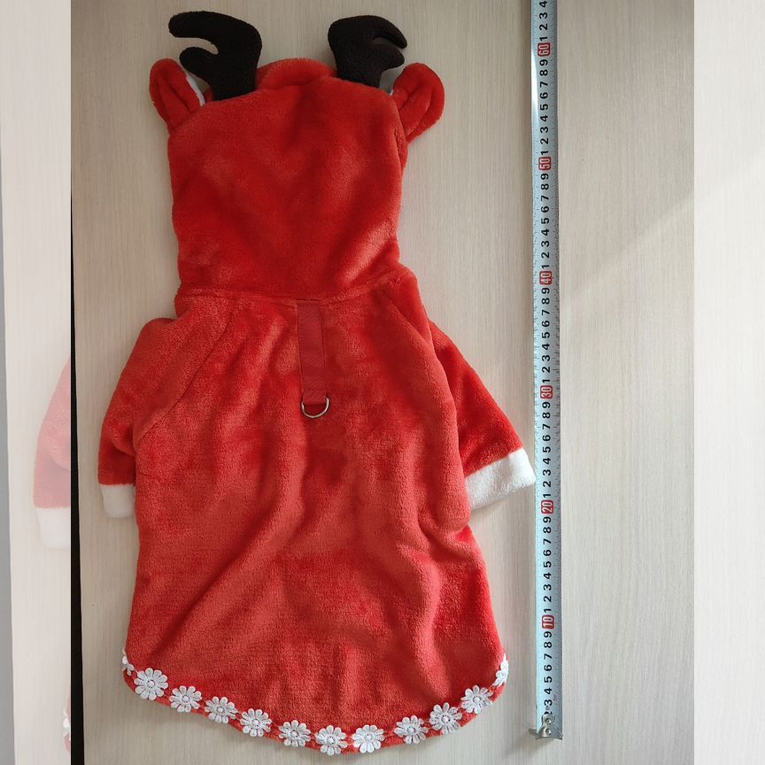 Одежда для собаки (новогодняя накидка)