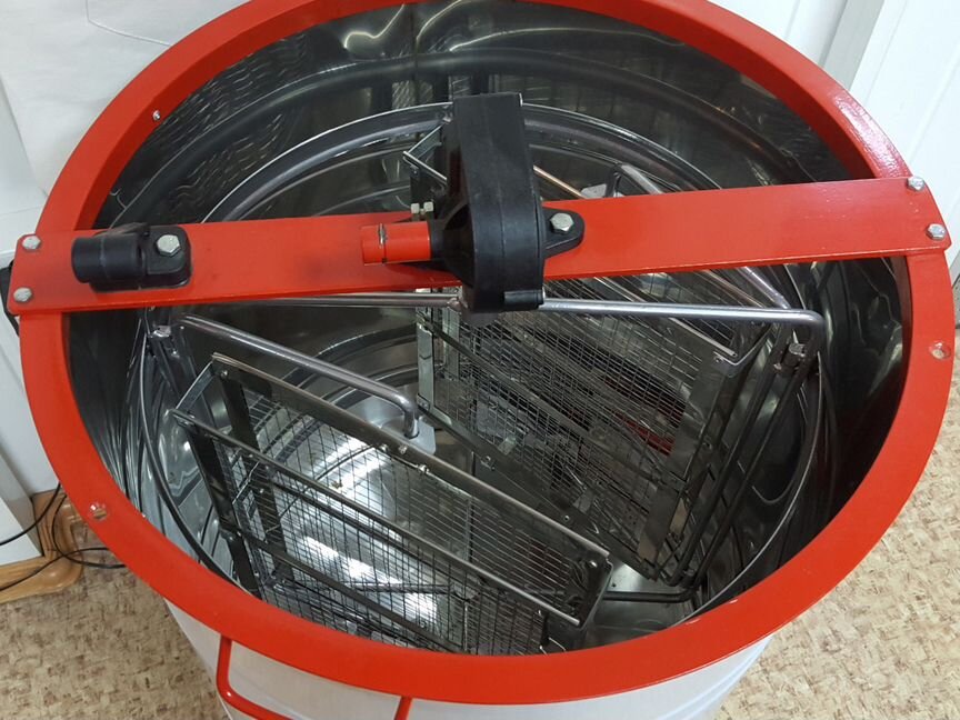 Медогонка 2-рамочная из нержавеющей стали