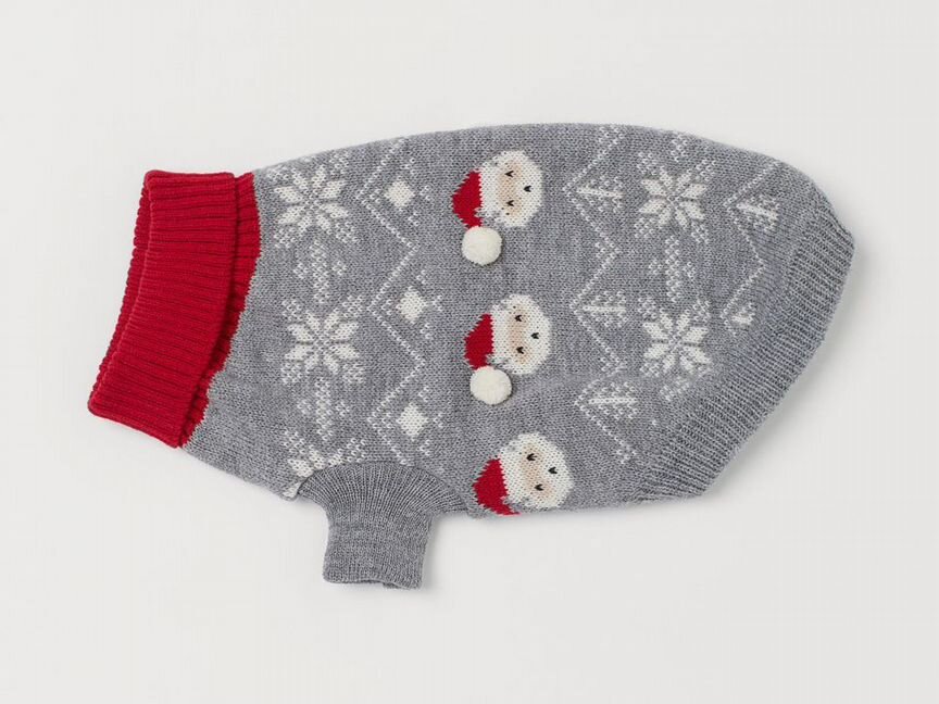 H&M Одежда для собаки свитер санта клаус