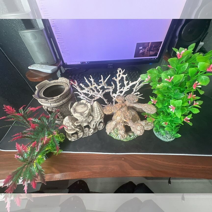 Грот, украшения для аквариума