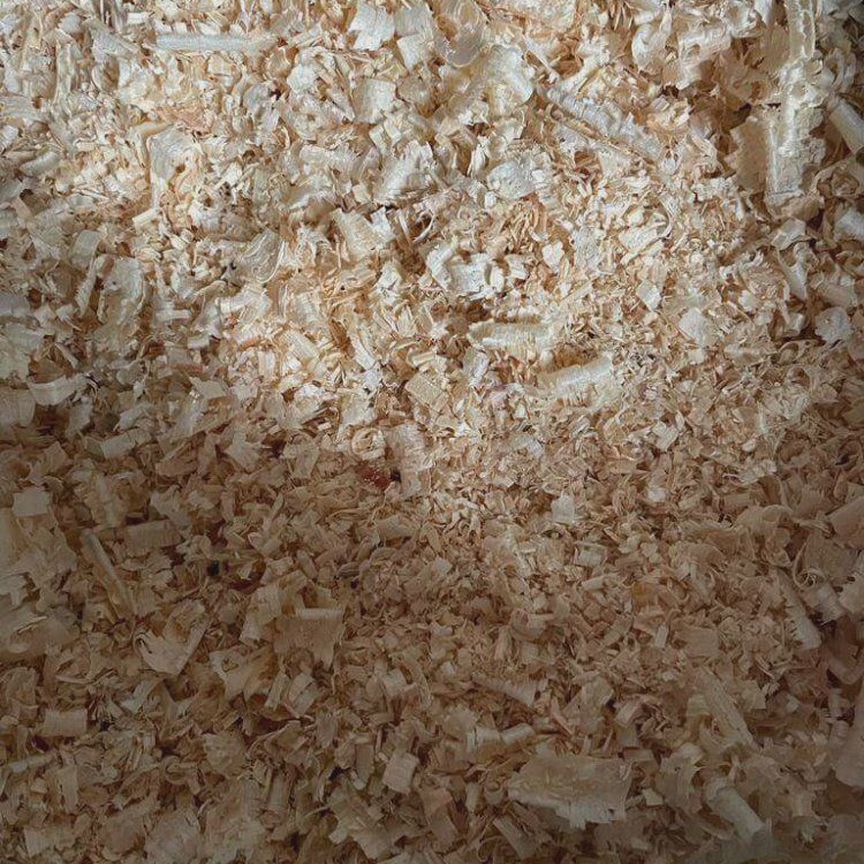 Опилки в мешках