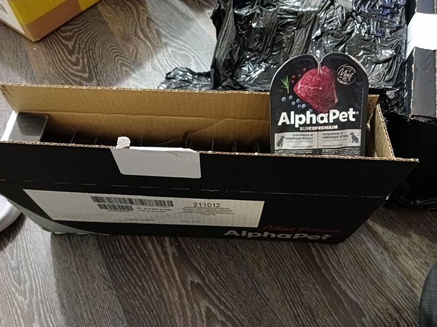 AlphaPet - влажный корм для собак. Оленина и ягоды