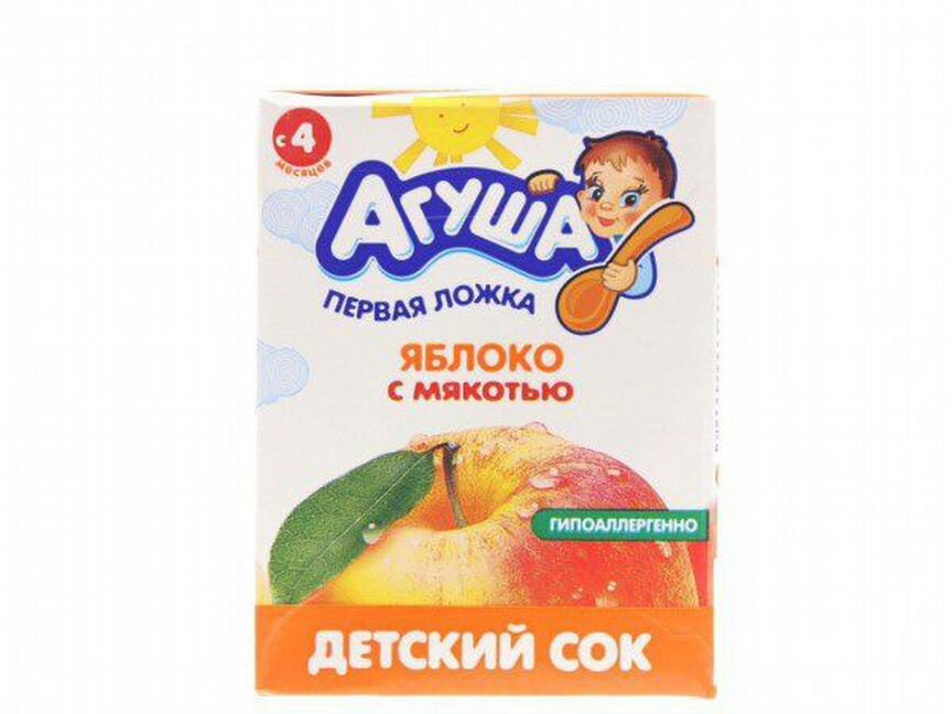 Сок фруктовый Агуша