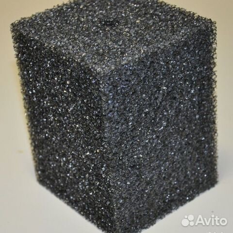 Губка-фильтр для аквариума 100x100x140мм